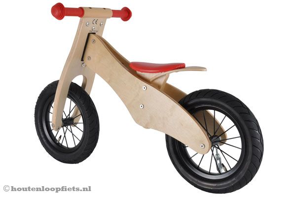 Woodtoys Natural racer | Houtenloopfiets.nl